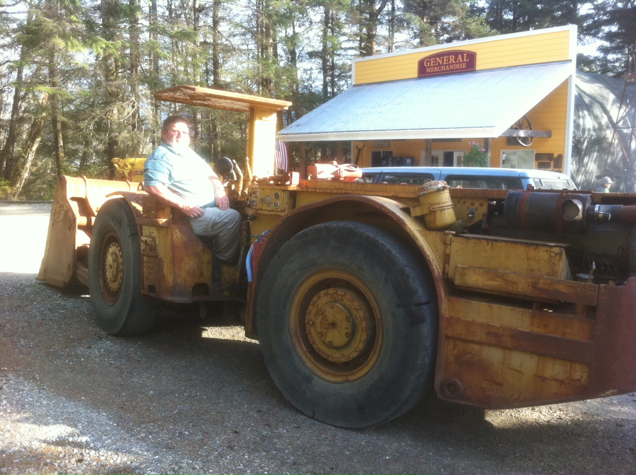 Living at Large: Taking The Mucker To The AJ Mine For Training