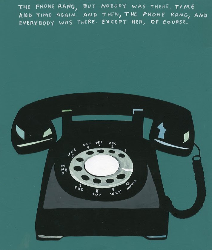 personal message : The phone rang