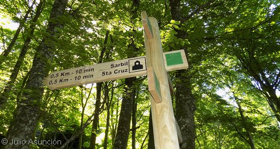 Senderos y montañas de Navarra: PEÑA DE ETXAURI desde Azanza 2/2 Ermita ...