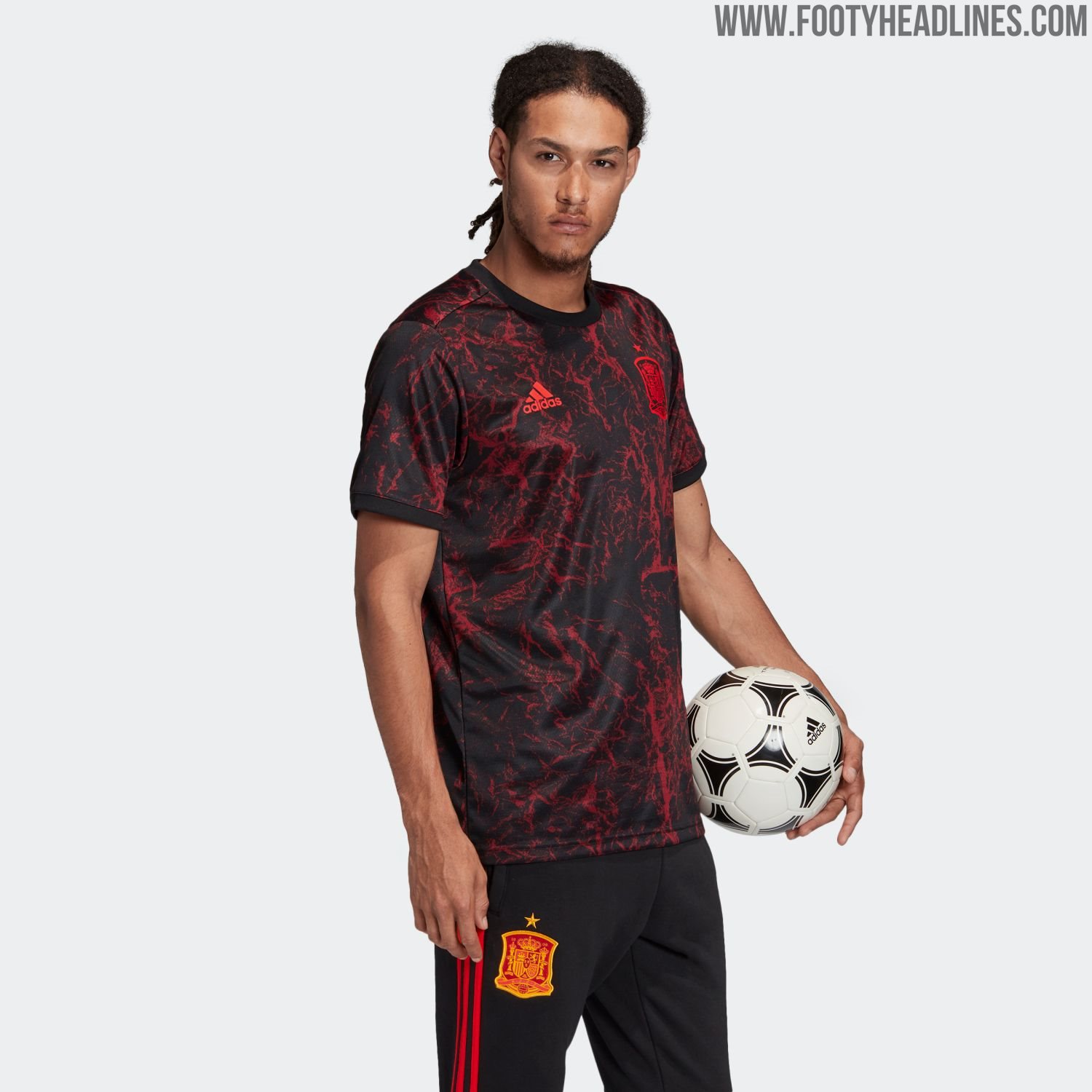 Adidas Spain EURO 2020 Pre-Match Jersey Leaked - Released Postponed Due ...