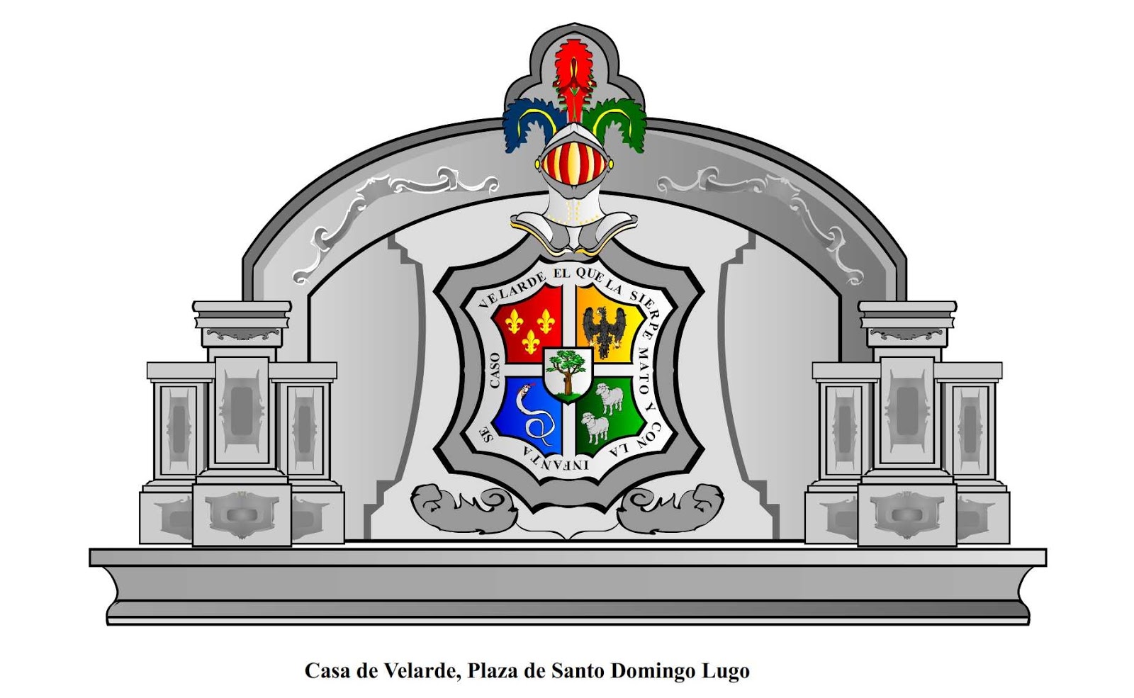 GENEALOGIA Y HERALDICA DE GALICIA: Velarde de la ciudad de Lugo