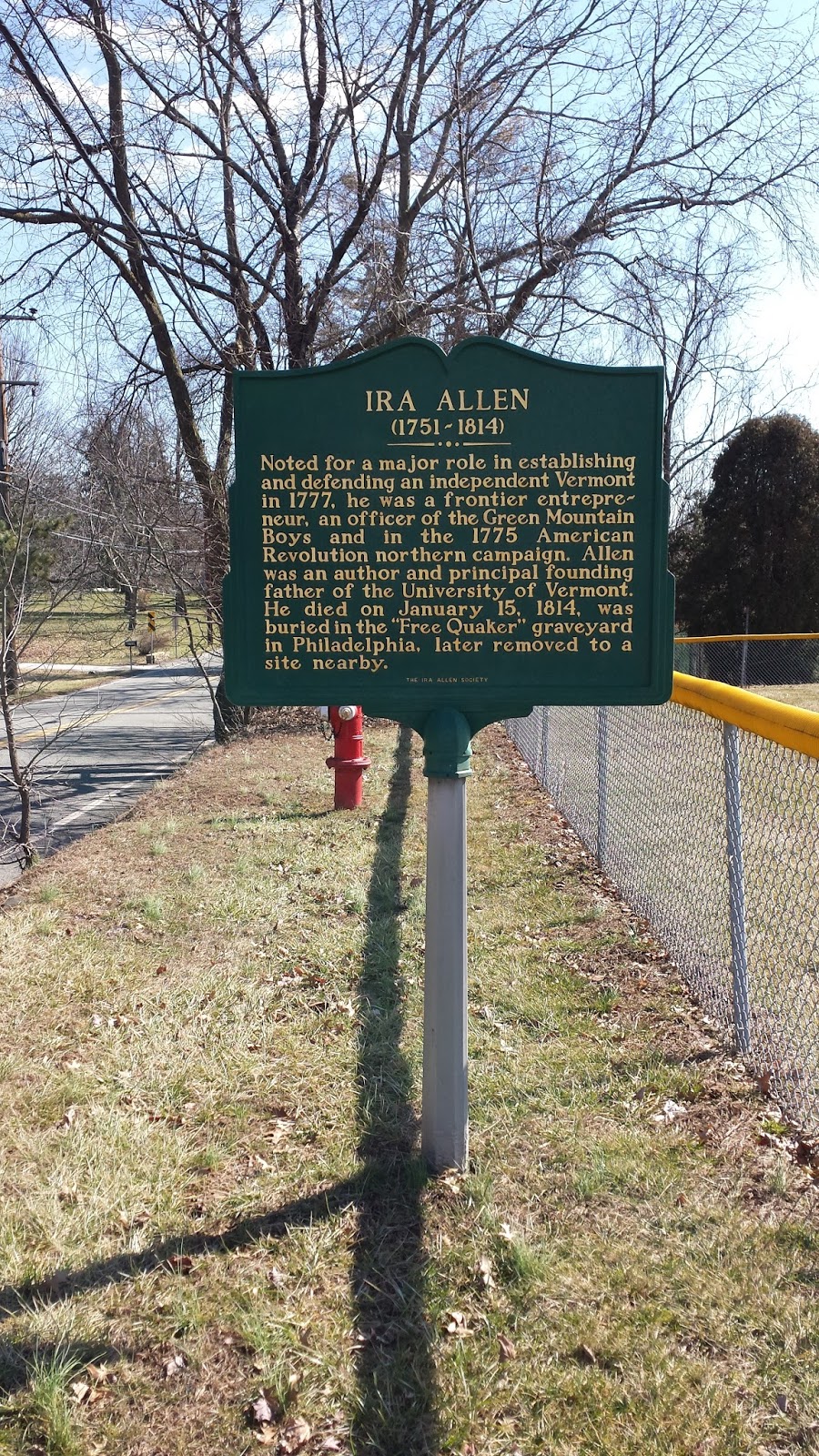 The Matt Ward History Experience : Ira Allen