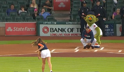 Astros fan spikes first pitch into the ground (Video) ~ Holdout Sports