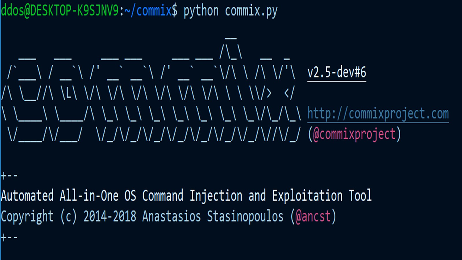 Commix V2 5 Releases Automated All In One Os Command Injection And