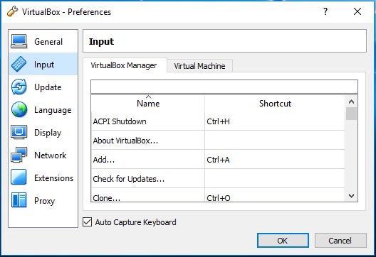 Understanding VirtualBox Preferences ~ Nhat Nguyen