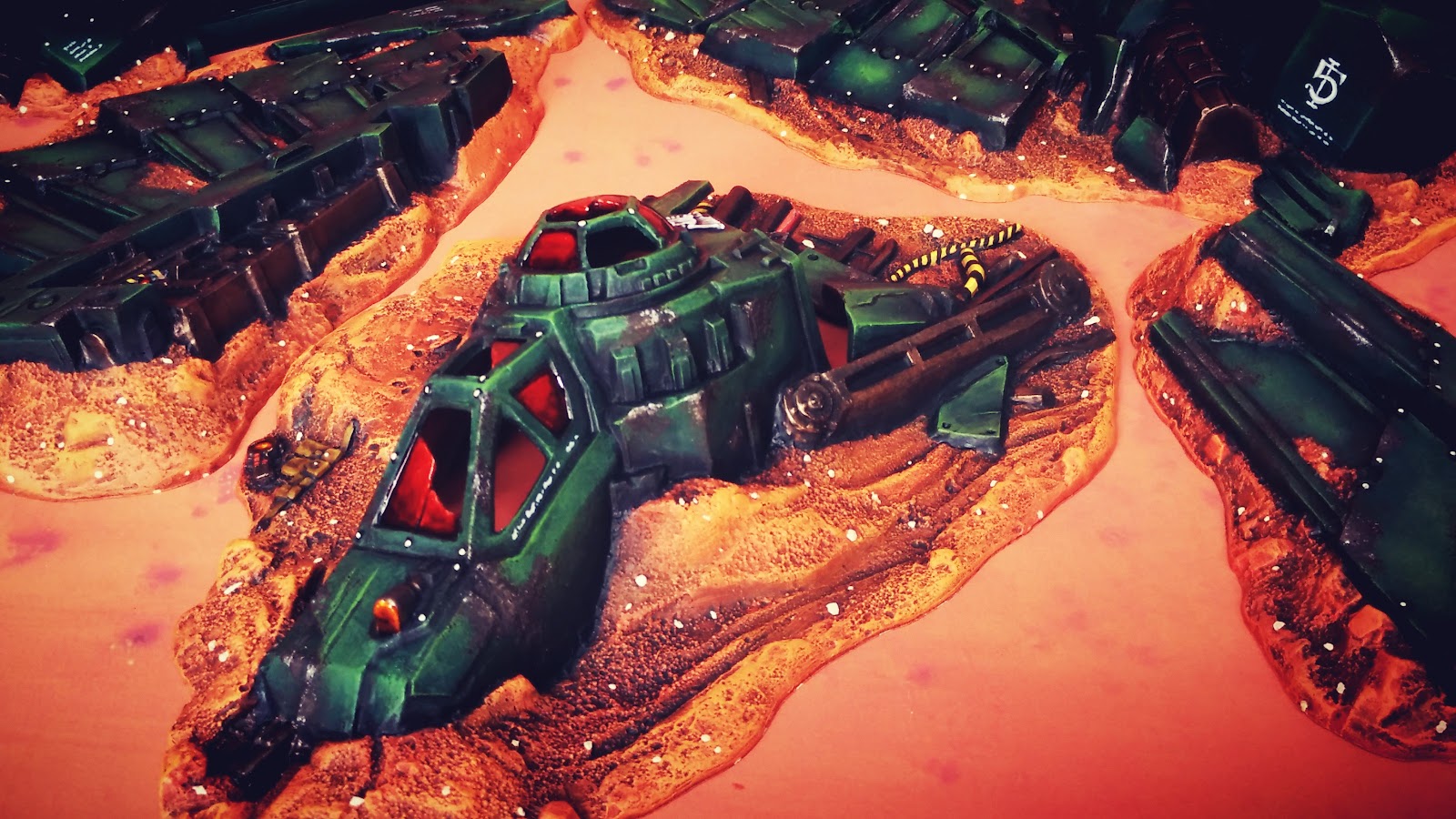 Confessions of a 40k addict: Dark Angels - Crashed Aquila Lander the ...