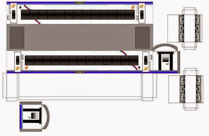 paper craft kereta api indonesia: Paper Craft kereta api indonesia