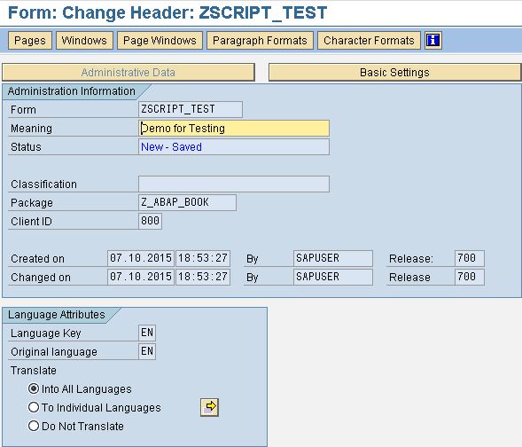 SAP Script step by step - Learn SAP Program