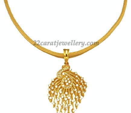 Simple Diamond Pendants - Jewellery Designs