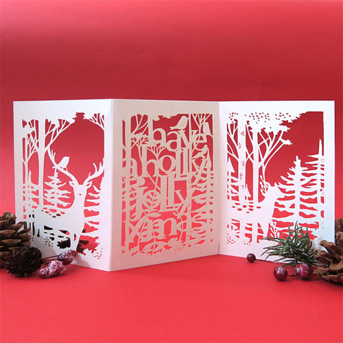 My Owl Barn: Christmas Cards With Papercut Illustrations