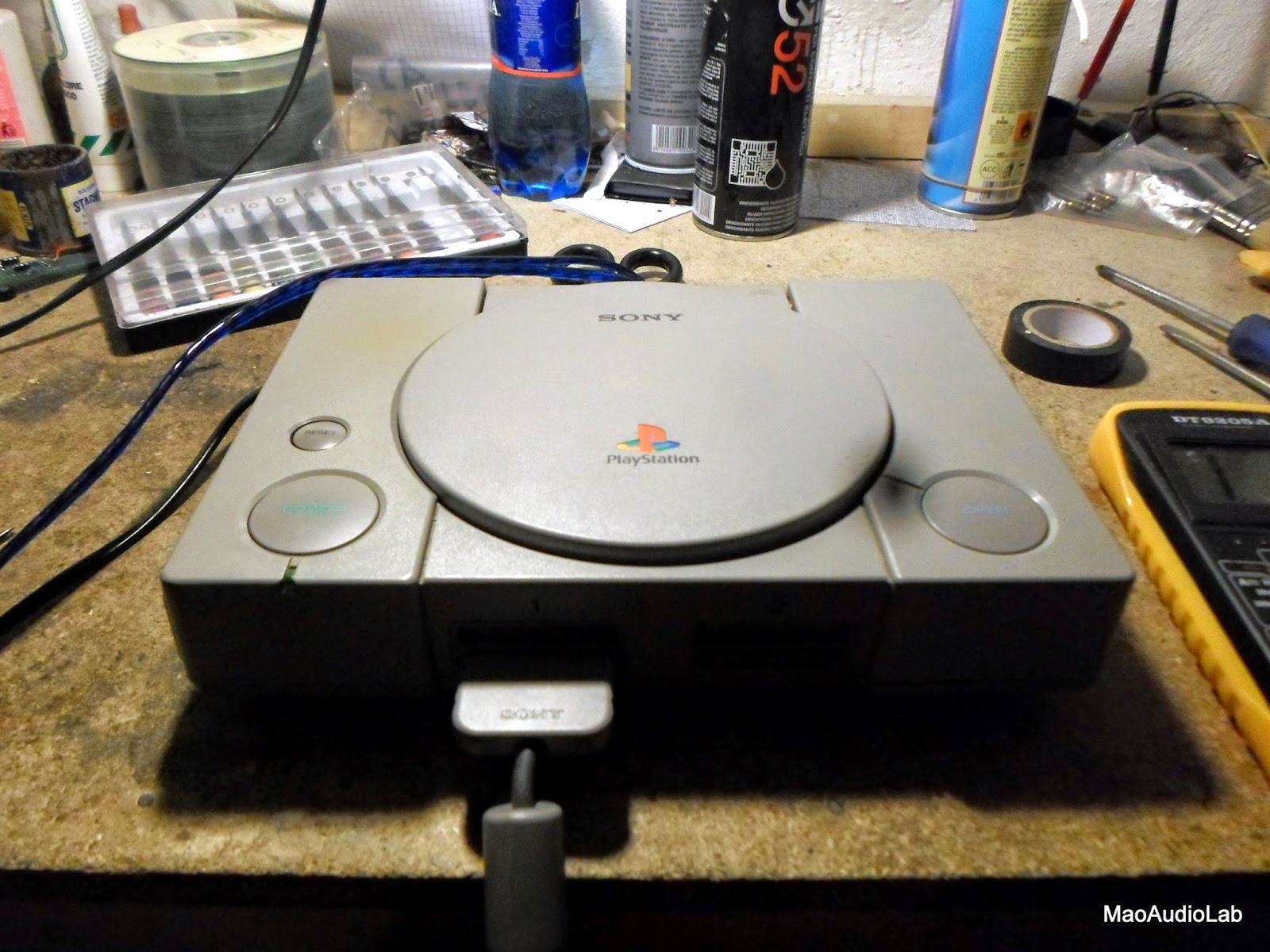 Mao Audiophile Modifications: PlayStation PS1 ... a giant killer CD ...