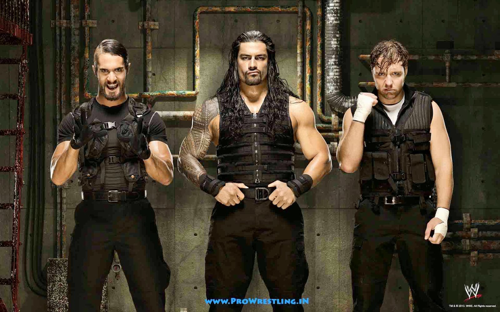 WWE WALLPAPERS: wwe the shield | wwe dean ambrose | wwe seth rollins ...