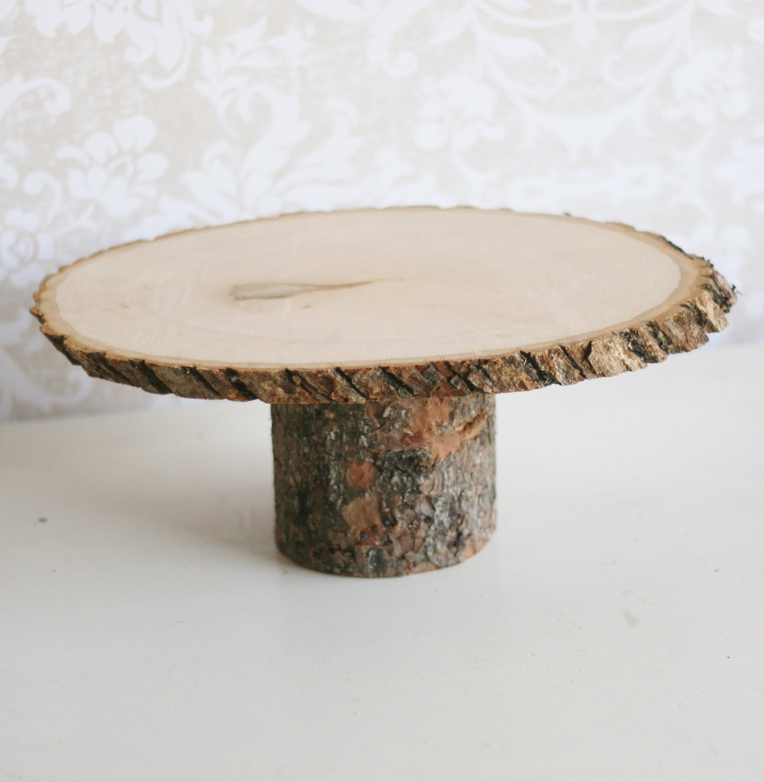 Morgann Hill Designs: Individual Cake Stands Made From Rustic Wood Tree ...