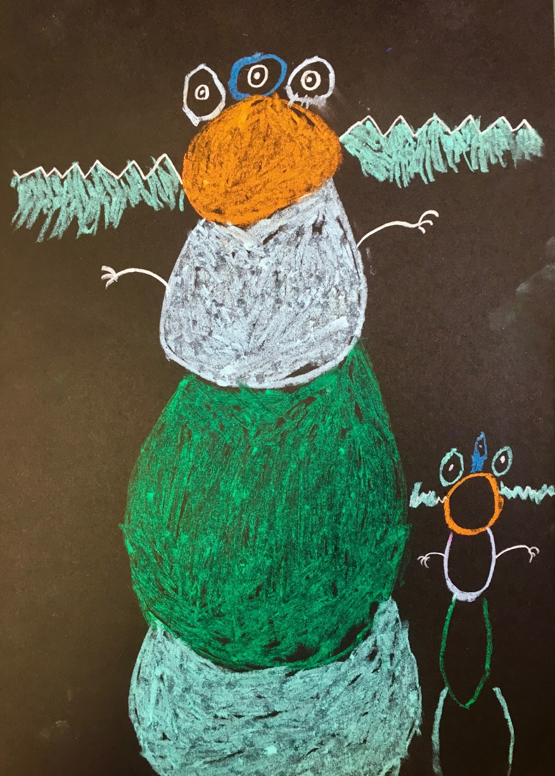 TNPS Student Artists: YEAR 2 MONSTERS