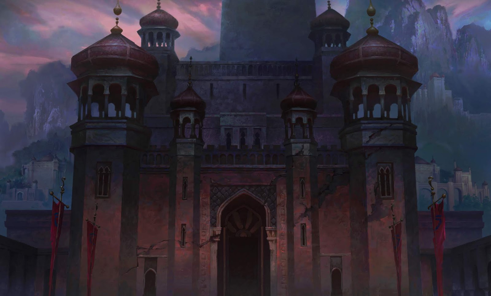 Nathan Fowkes Art: Palace from DreamWorks Sinbad