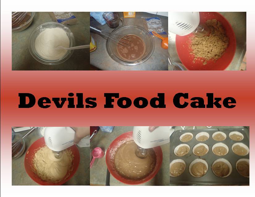 Tomatoes & Apple Pie: Baked Devils Food Cake with Angel Frosting