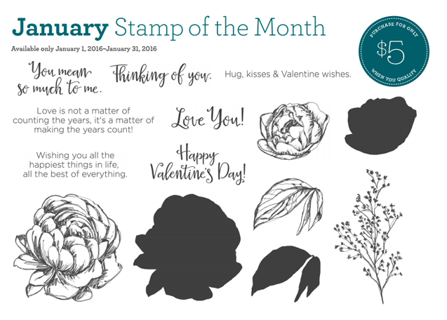 HeARTful Stamper: Beloved Bouquet - January Stamp of the Month