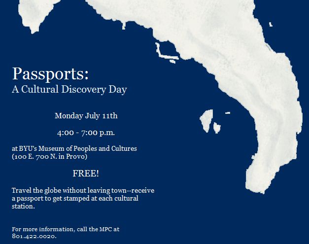 Discover The World: FREE Passports Event | testenjoyutah