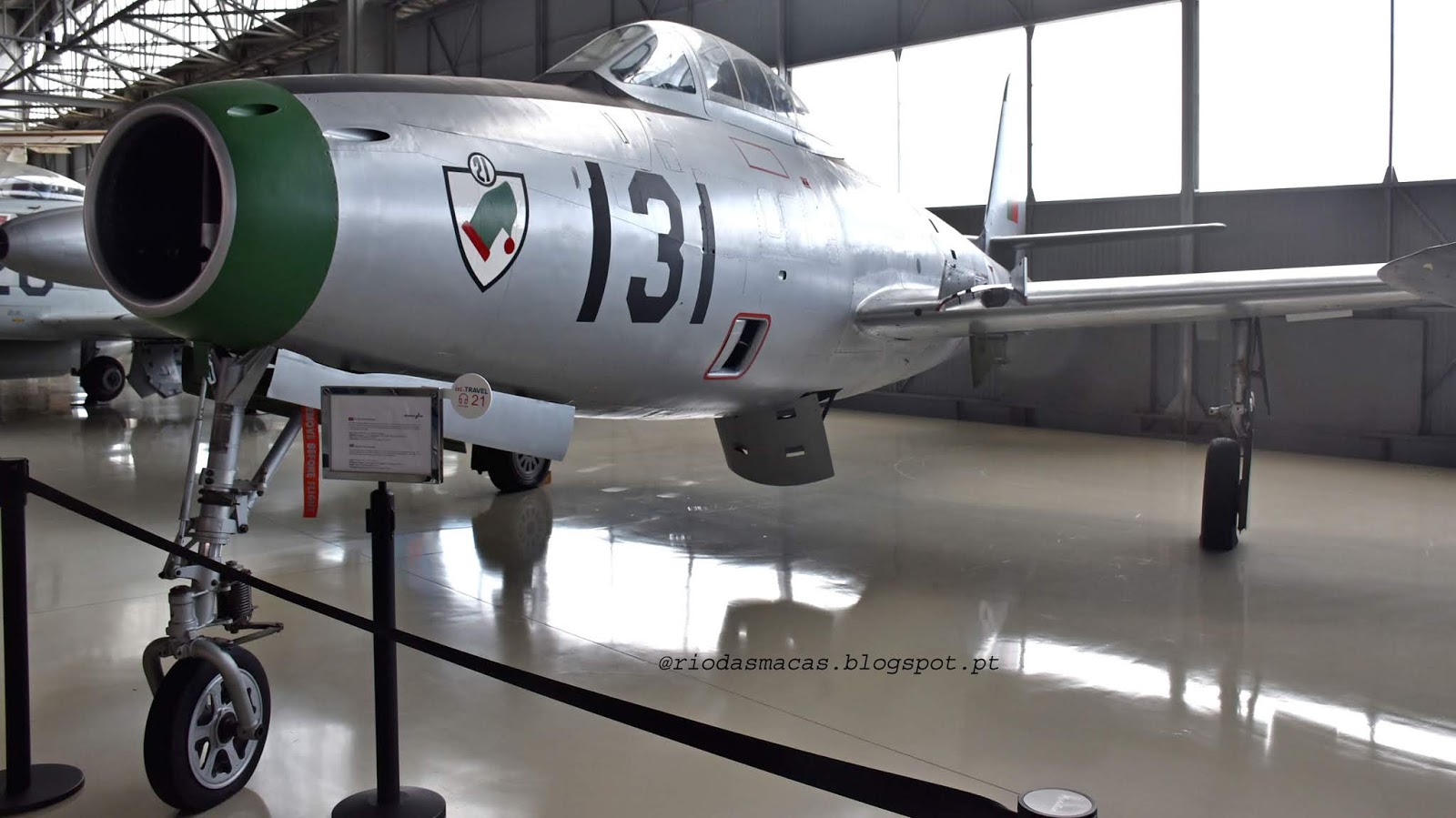 O F-84 G Thunderjet do Museu do Ar