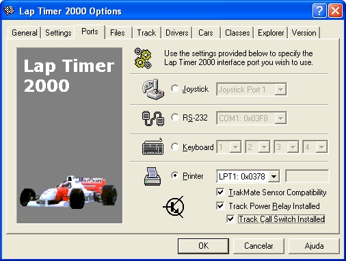 NoviSlot: A Interface I-LPT-V1 no Lap Timer 2000