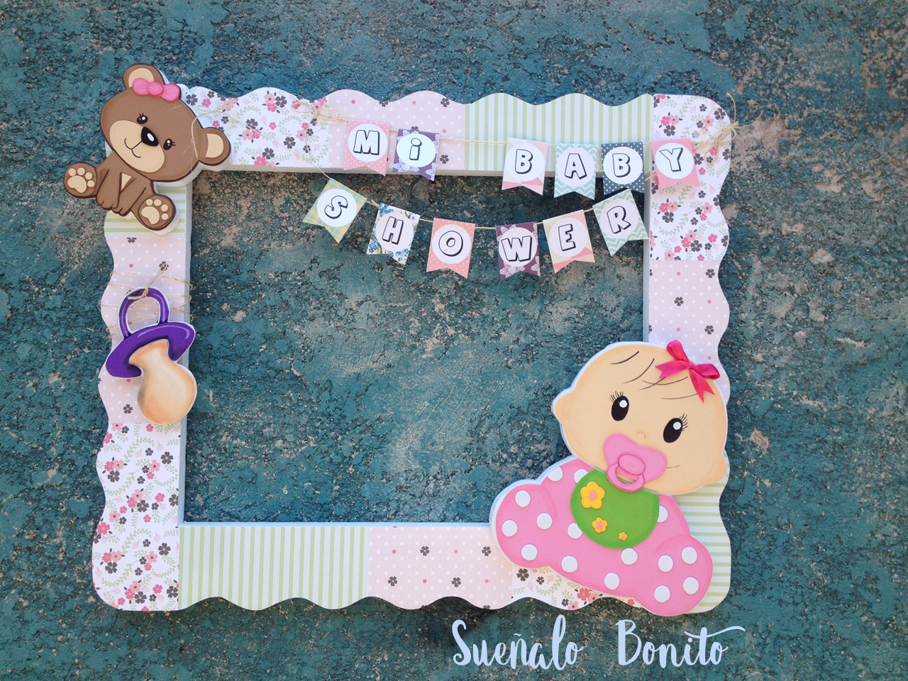 SUEÑALO BONITO: MARCOS GIGANTES BABY SHOWER