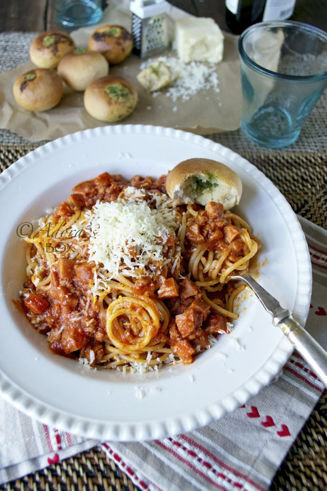 Adora's Box: FILIPINO STYLE SPAGHETTI