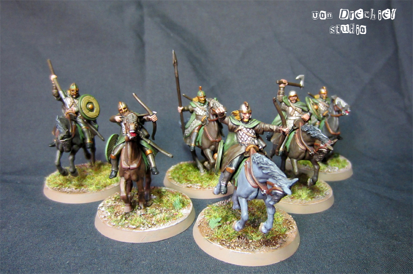 von Drechiel studio: Jinetes de Rohan / Riders of Rohan