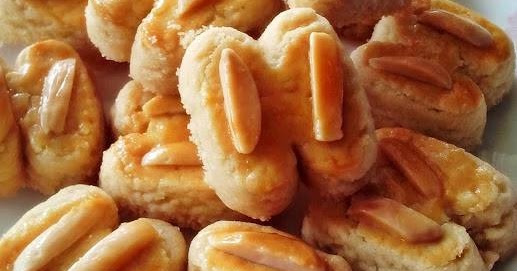 Biskut Badam Mudah Sukatan Cawan