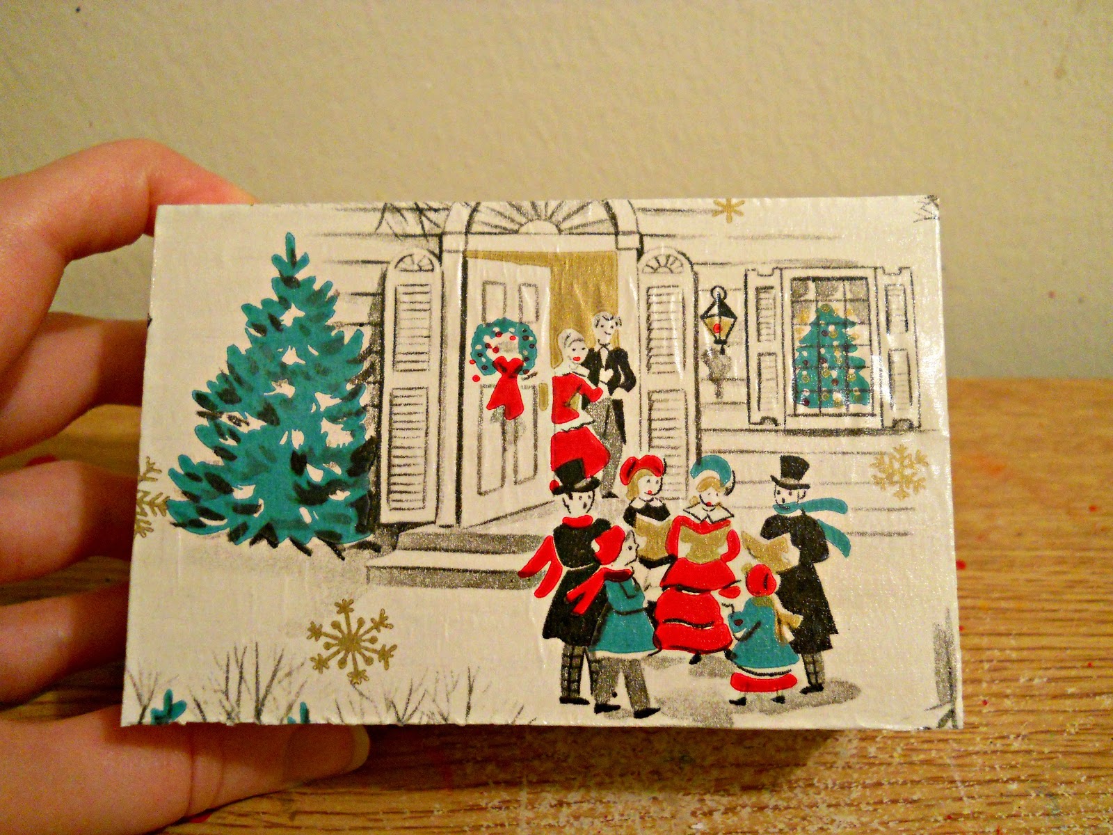 Wrapping Paper Saver DIY - Running With A Glue Gun