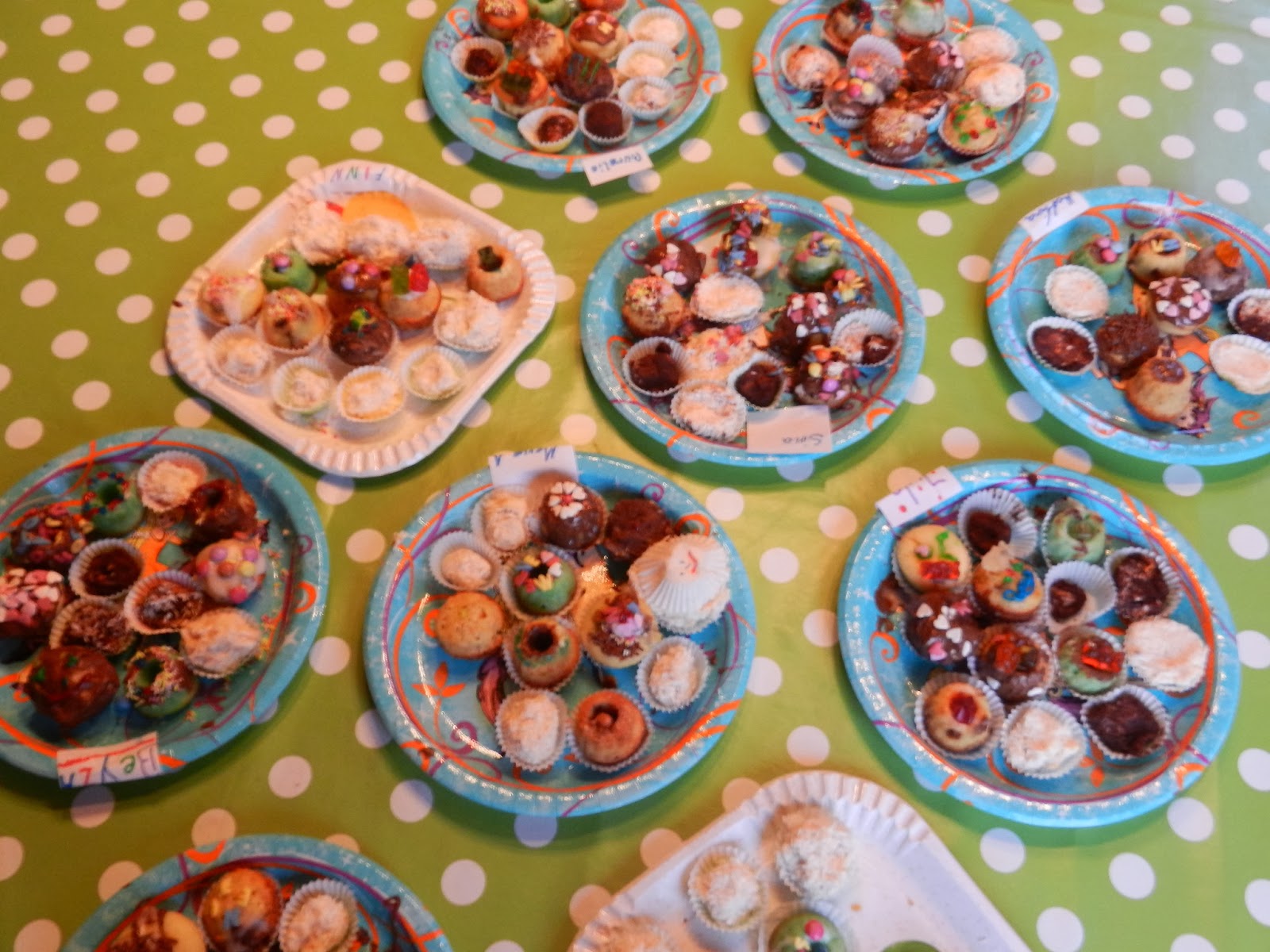 Fanny's Bandennotizen: Mini-Muffin-Party. Viel Spaß am Kindergeburtstag.