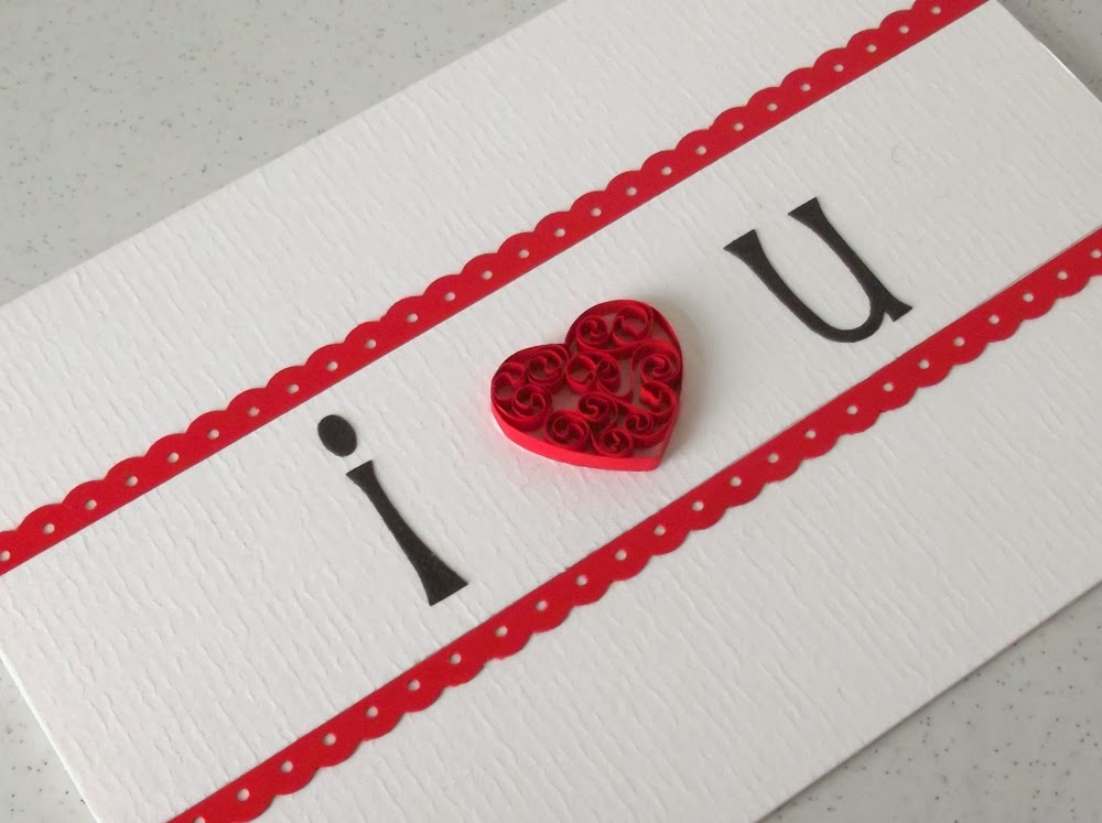 Paper Daisy Cards: Quilled Valentine cards