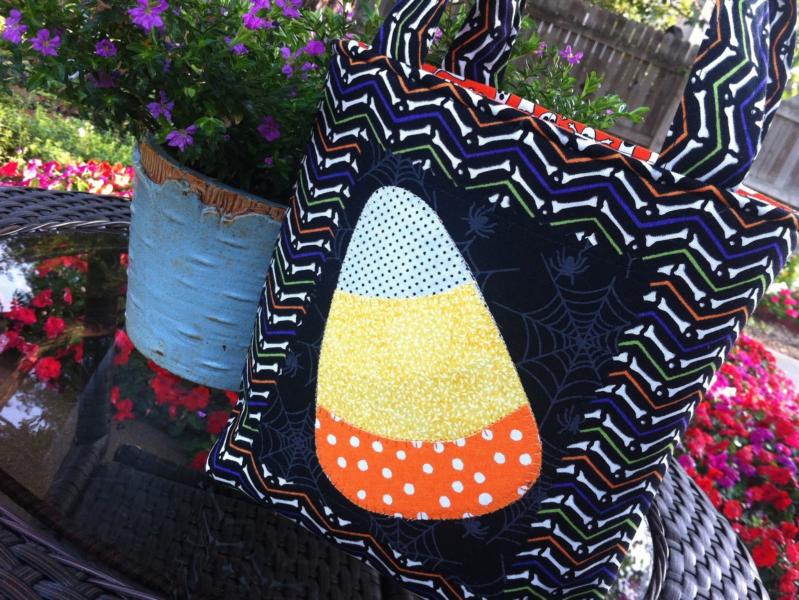 Just Another Hang Up: Candy Corn Trick or Treat Halloween Bag...
