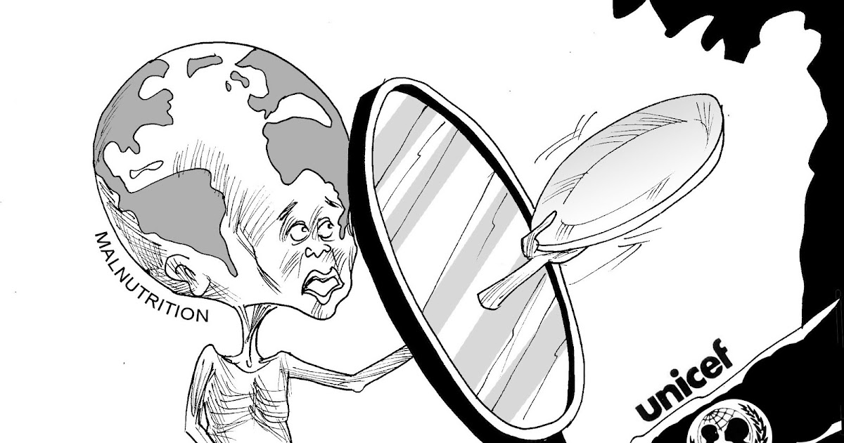 my cartoons and comicstrip: malnutrition editorial cartoon by bladimer usi