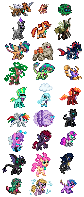 YotesMark: Pony Sprites (Work in Progress)