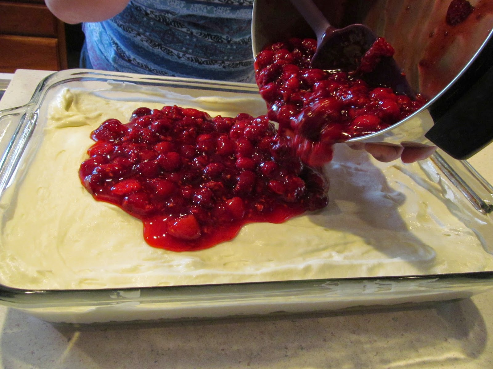 Savings for Sisters: Recipe - Red Raspberry Dessert