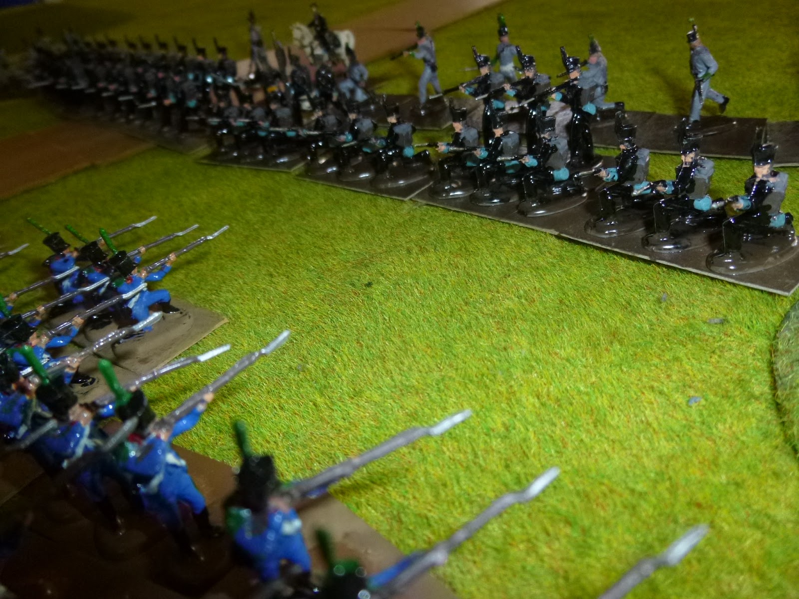 Franks Toy Soldiers: Brunswickers Vs French