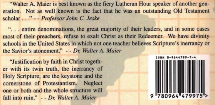 Ichabod, The Glory Has Departed: Pastor Herman Otten - While You Are ...