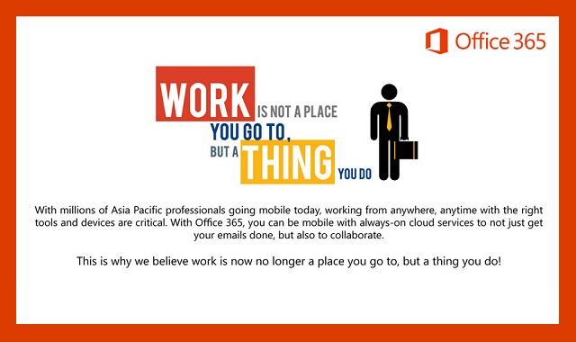 Work is Not a Place You Go to, But a Thing You do #infographic ...