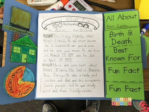 Teaching Second Graders to Write a Biography Report (Free Sample!)