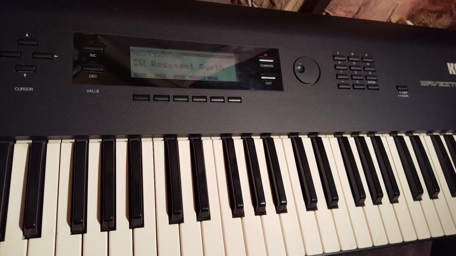 MATRIXSYNTH: Korg Wavestation EX Digital Synthesizer SN 007602