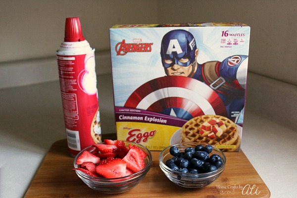 Fun With Kids In the Kitchen - Decorating Waffles - Home Crafts by Ali