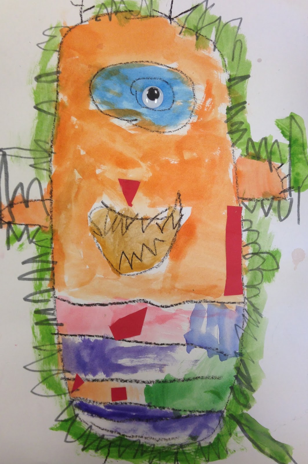 Art Room Blog: Monster World Project...