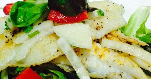 Cik Wan Kitchen: Grilled Dory With Salad