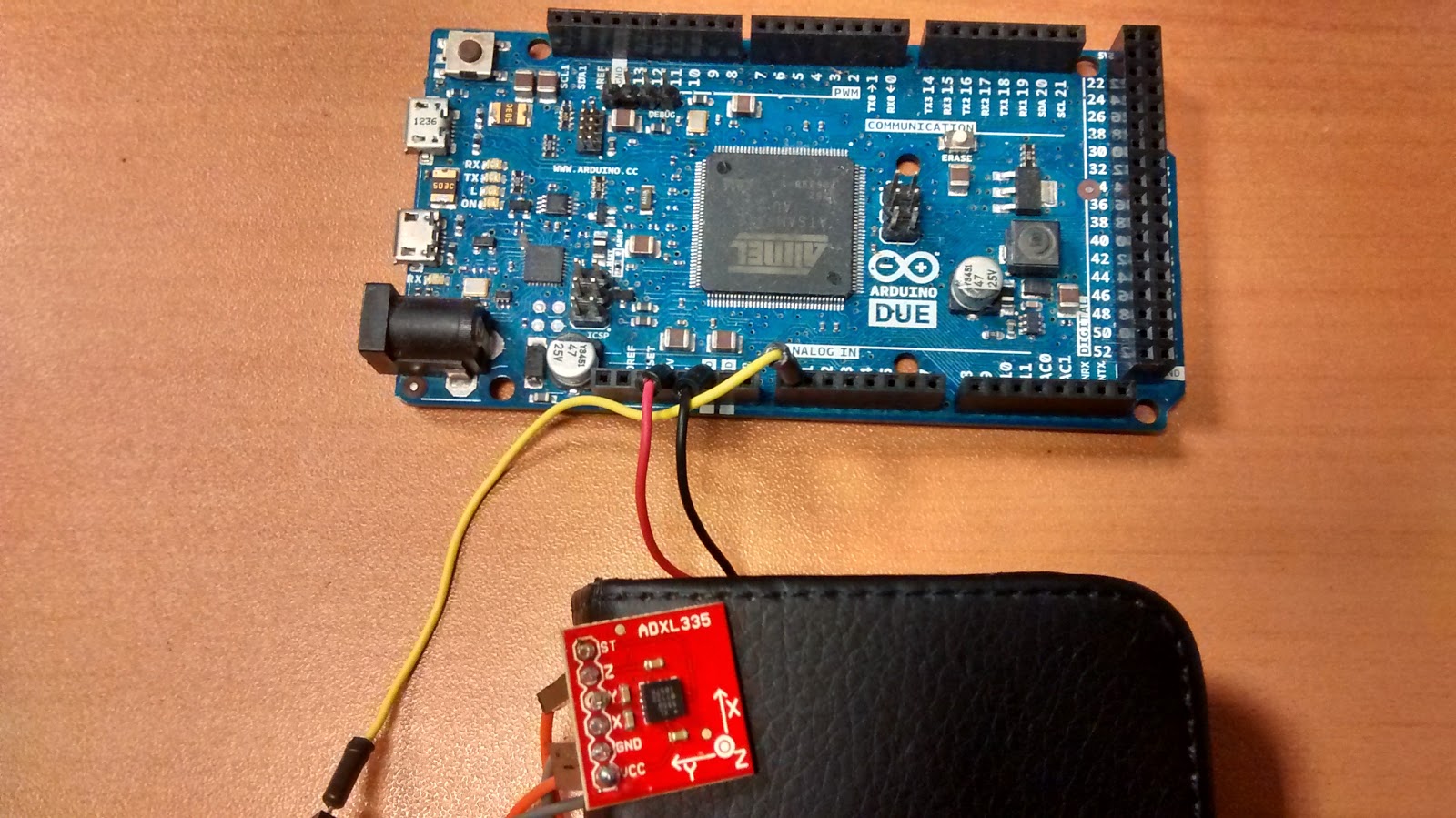 DHOB: ADXL335 su Arduino Due