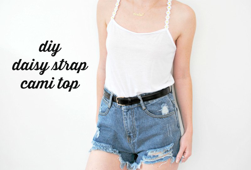 DIY | daisy strap cami top — Caroline Burke | Burkatron