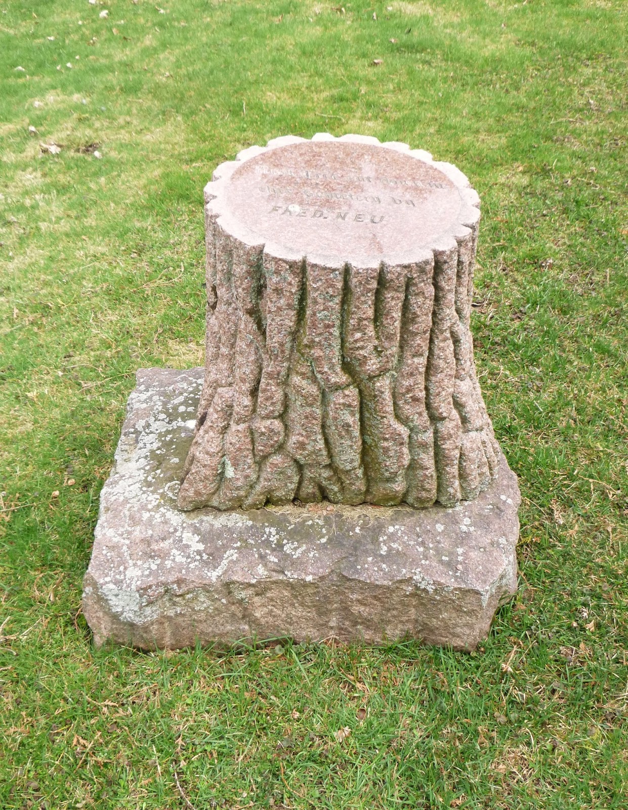 Detritus of Empire: A Tree Shaped Tombstone....for a Tree?