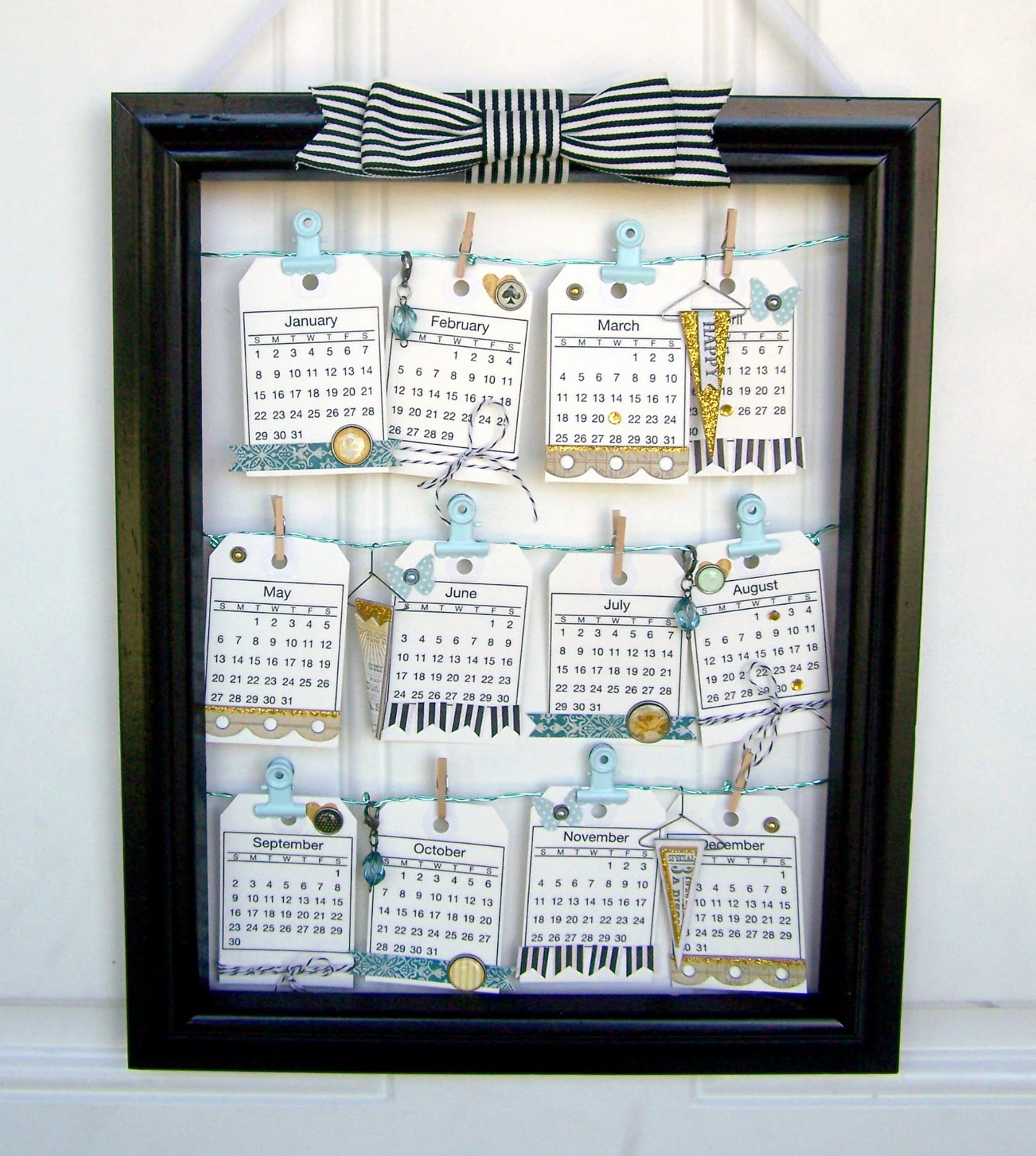 SRM Stickers: Mini 2012 Calendar