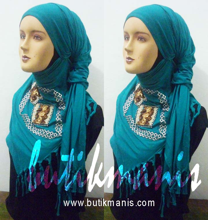 GROSIR PASHMINA KAOS RUMBAI PERMATA | Grosir Jilbab Kerudung Murah