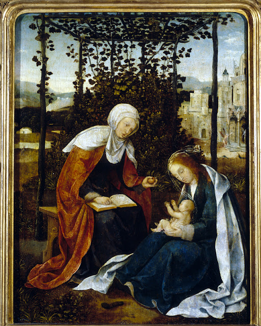 Primitivos flamencos en España y Portugal: Santa Ana, la Virgen y el ...