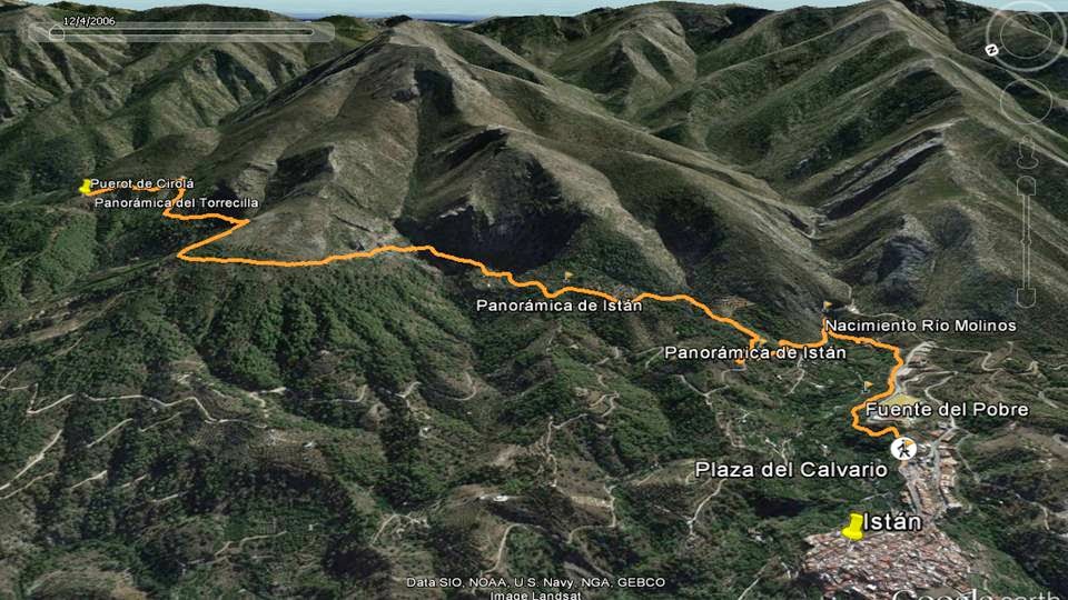 LAS RUTAS DE SENDERICU C. D.: Senderismo en Málaga: Ruta desde Istán al ...